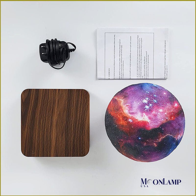 Levitating Galaxy Lamp 6in | 3D Print LED | Floating Galaxy Moon Lamp ...